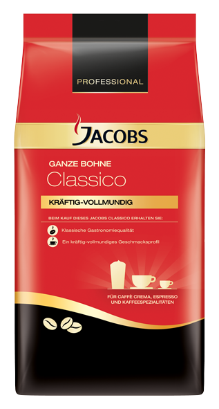 Jacobs Classico Ganze Bohnen ab 9,99 € | kaffee-welt24.de
